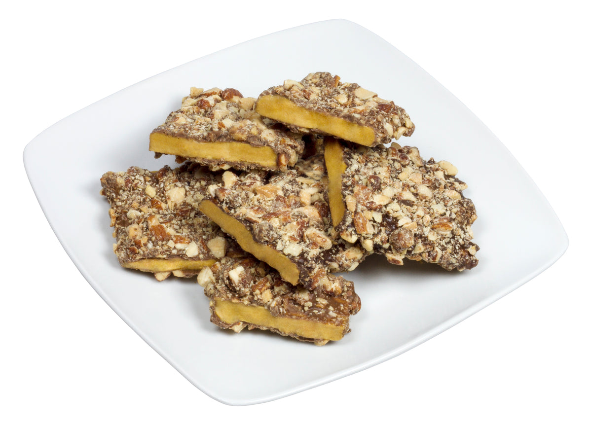 All Natural Milk & Dark Chocolate Almond Breakfast Toffee — Morkes ...
