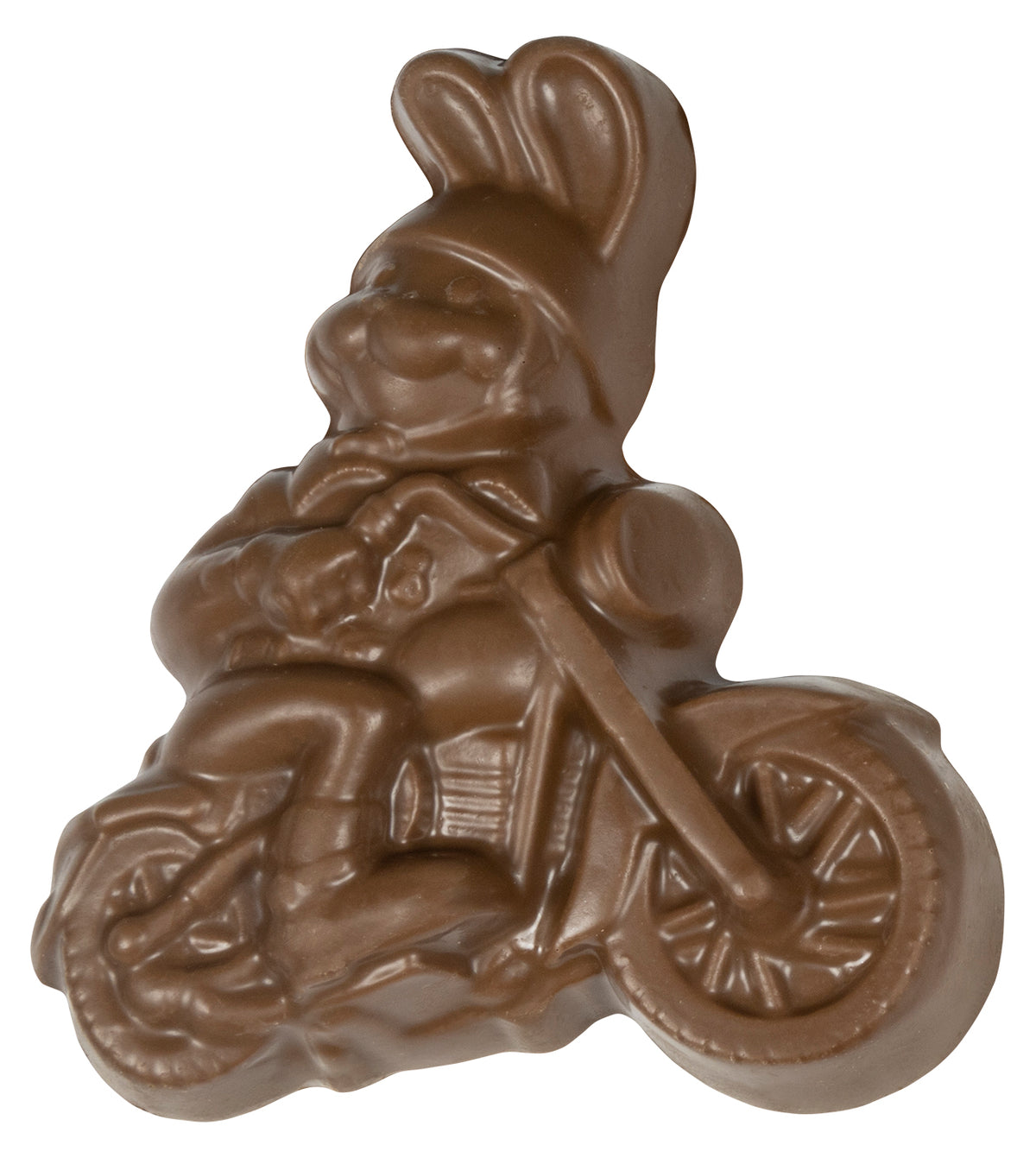 Bunny on a Motorcycle -- Morkes Chocolates