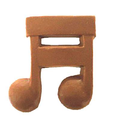 Sixteenth Musical Note Made Of Premium Solid Chocolate — Morkes Chocolates