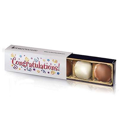 Thank You, Happy Birthday & Congrats Chocolate Gift Box — Morkes Chocolates