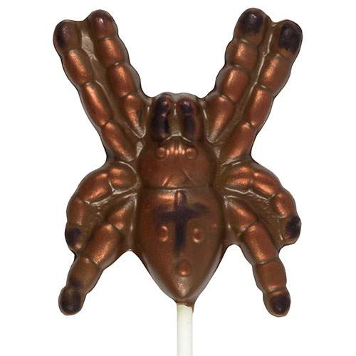 Premium Chocolate Shaped Tarantula Spider Lollipop — Morkes Chocolates